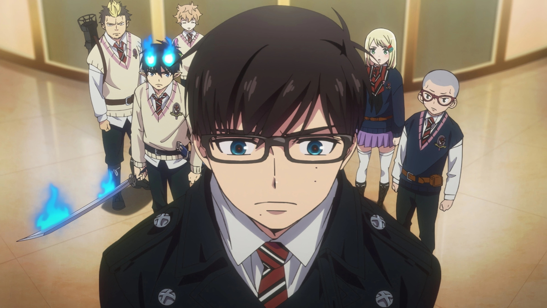 Ao No Exorcist Shimane Illuminati Hen Аниме